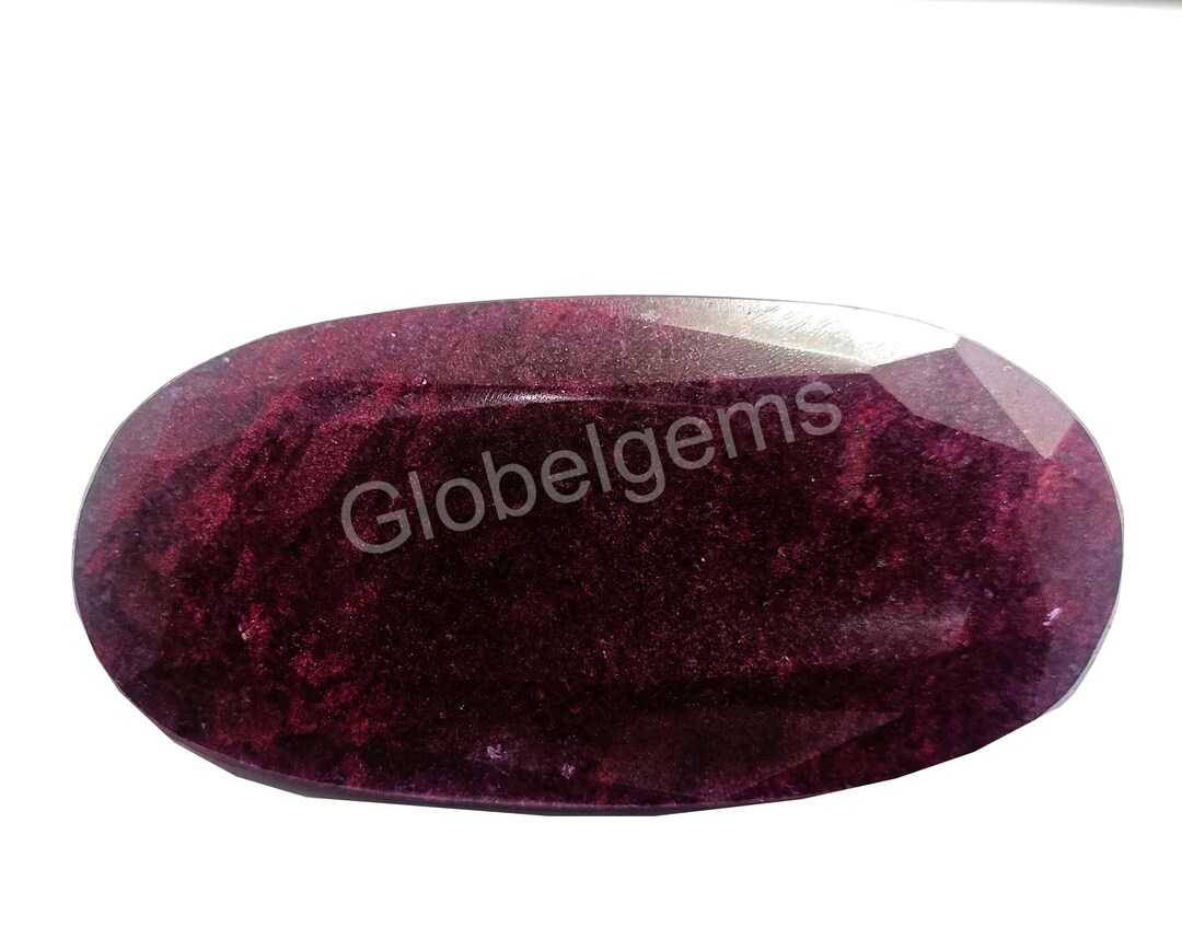 Red Ruby 1500 Carat Natural Certified Gemstone From Brazil Oval Shape ...