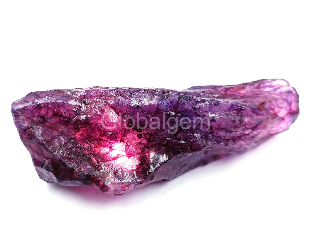 Purple Alexandrite Natural 117.25 Carat Raw Faceted Uncut Rough ...