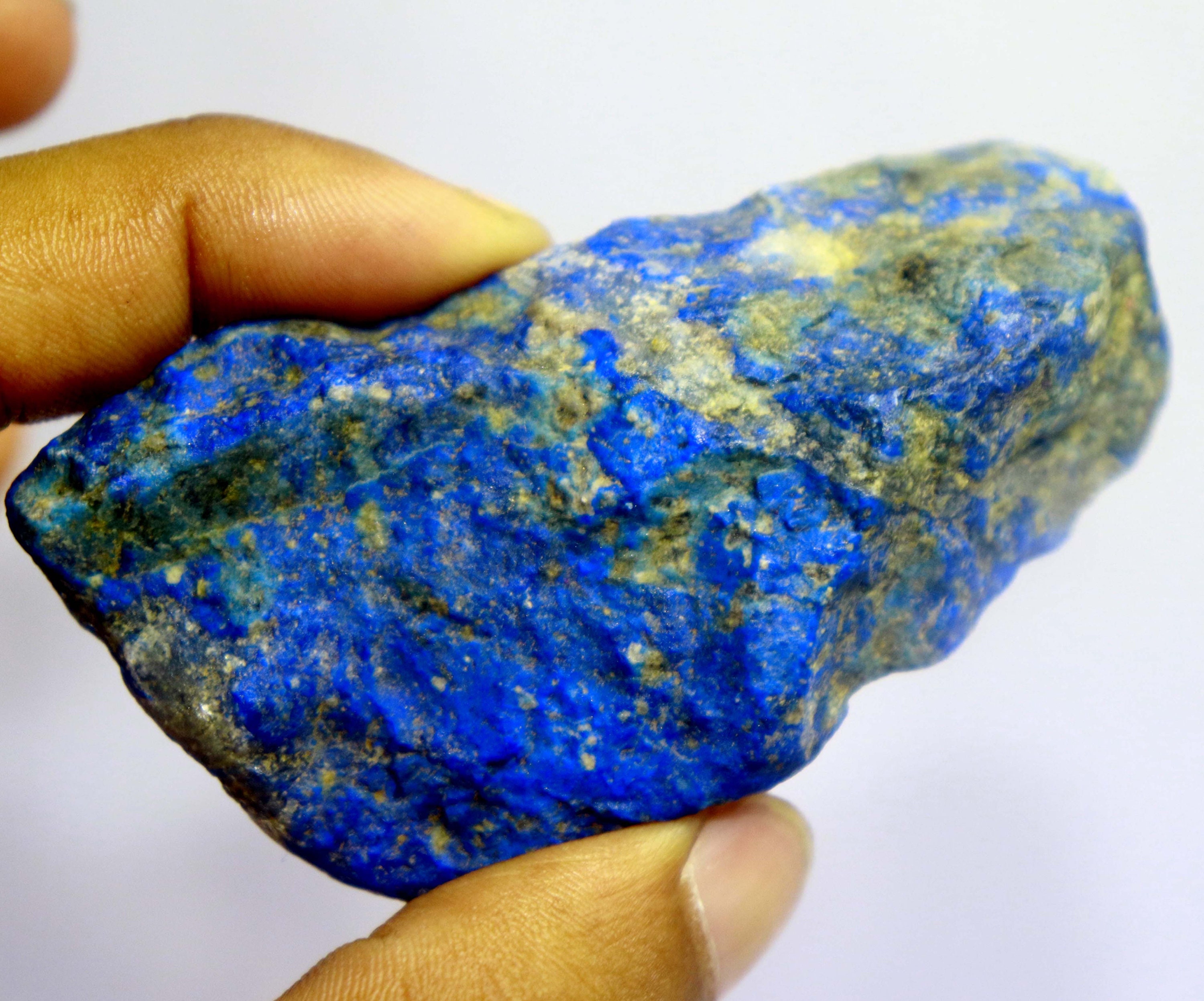 495.00 Ct Certified Natural Uncut Shape Blue Lapis Lazuli | Etsy