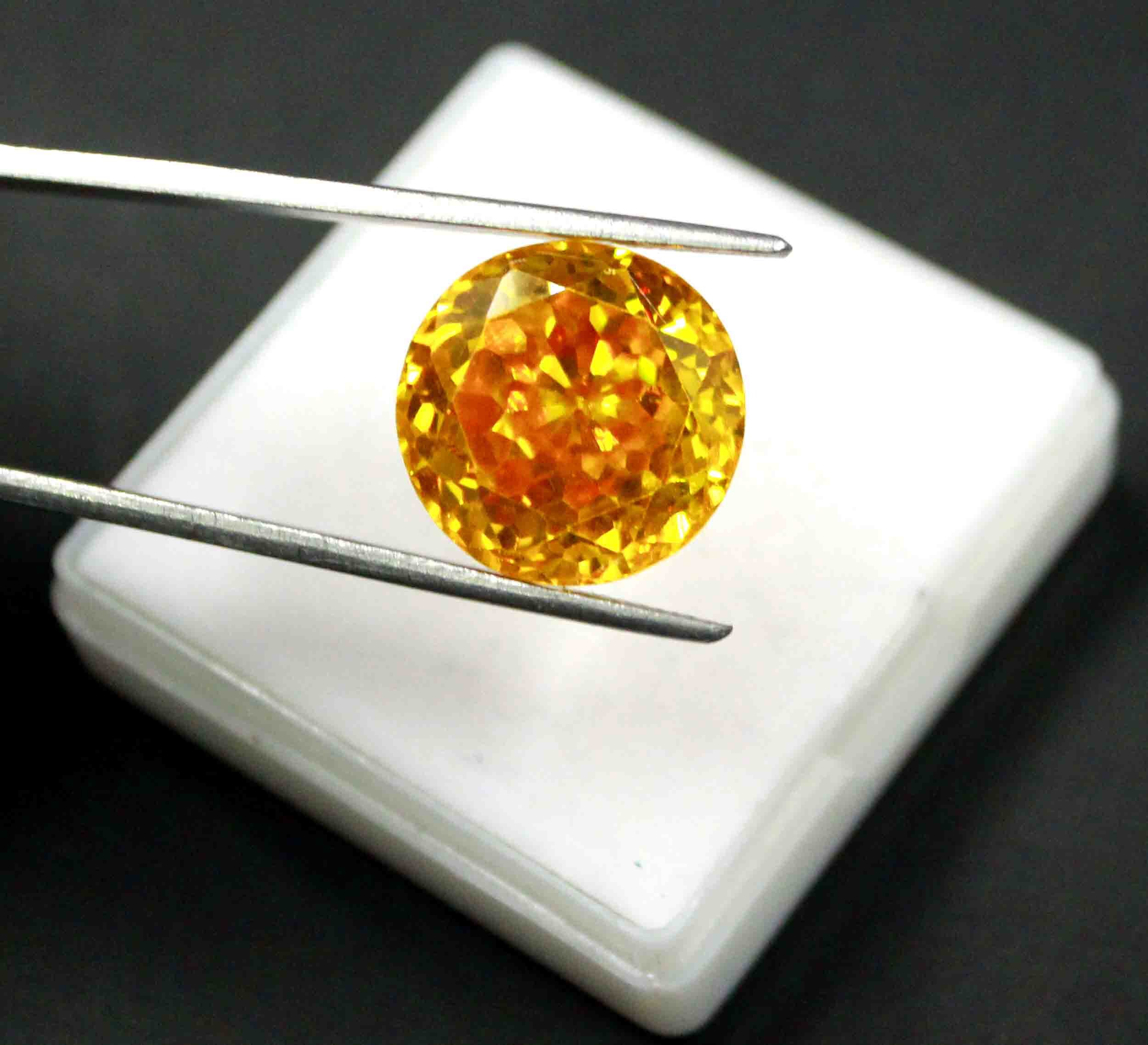 Yellow Spinel Gemstone 36.40 Ct Certified Natural AAAA Shiny | Etsy