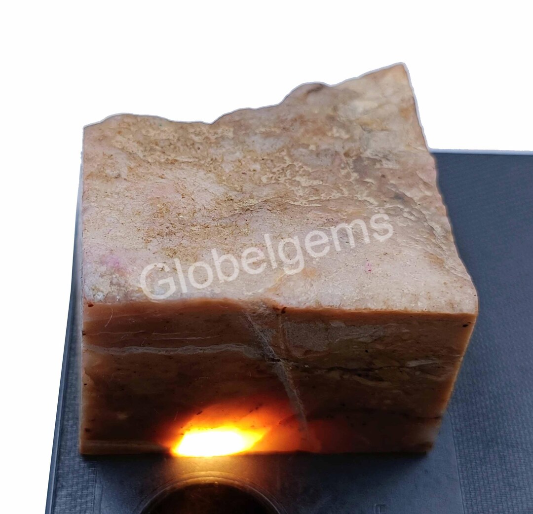White Opal Rough Semi-transparent 354 Ct Natural Certified Loose ...