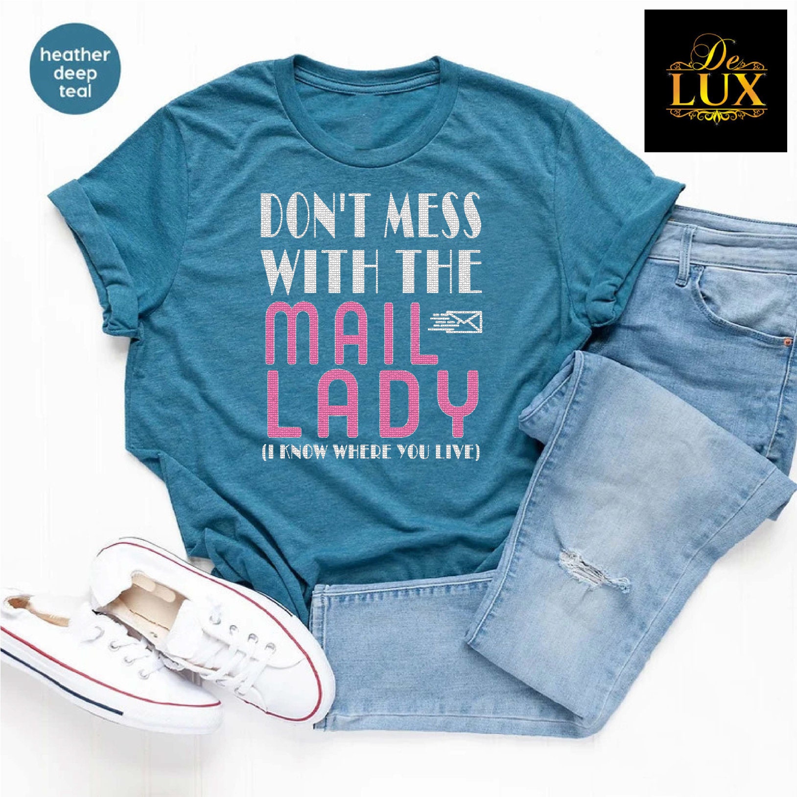 Postal Worker Shirt ,mail Lady Shirt,gift for Mailwomen,mail Carrier ...