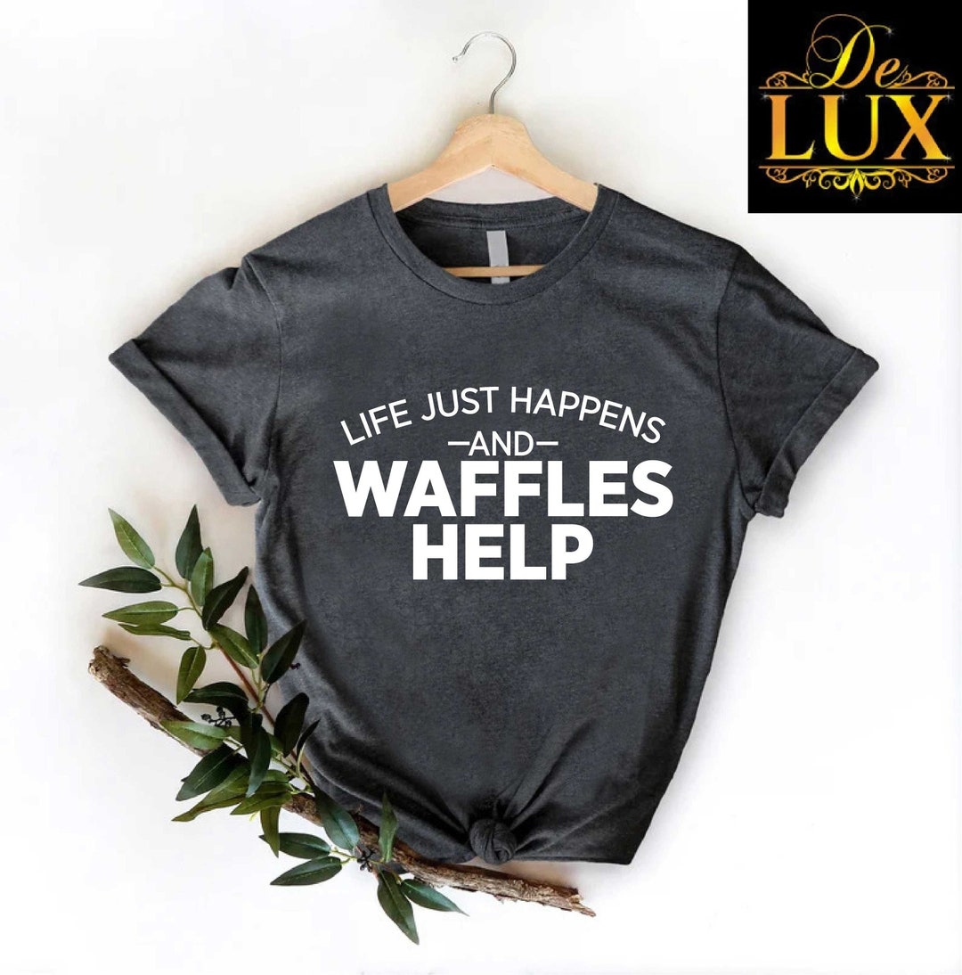 Funny Waffle Tshirt, Waffles Tshirt, Breakfast Lover Gift, Foodie Shirt ...