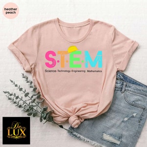 Science Technology Engineering Math Shirt,teacher Appreciation Gift ...