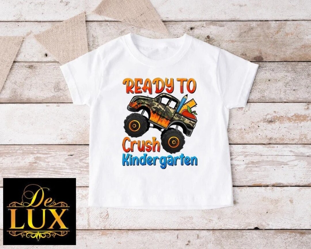 Boys Kindergarten Shirt,1st Day of School Toddler Tee,back to School ...