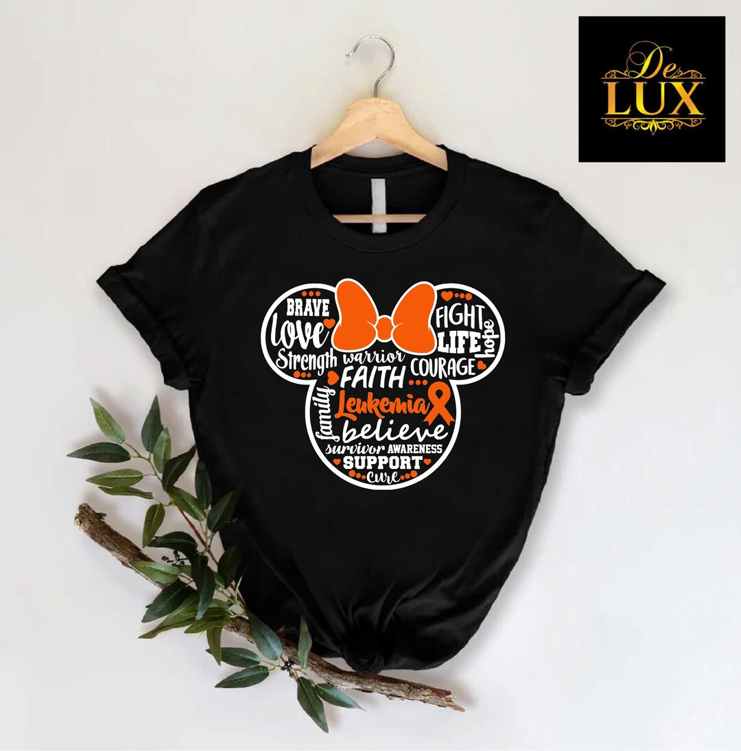 Cute Motivational Shirt, Minnie Shirt, Leukemia T-shirt,leukemia Cancer ...