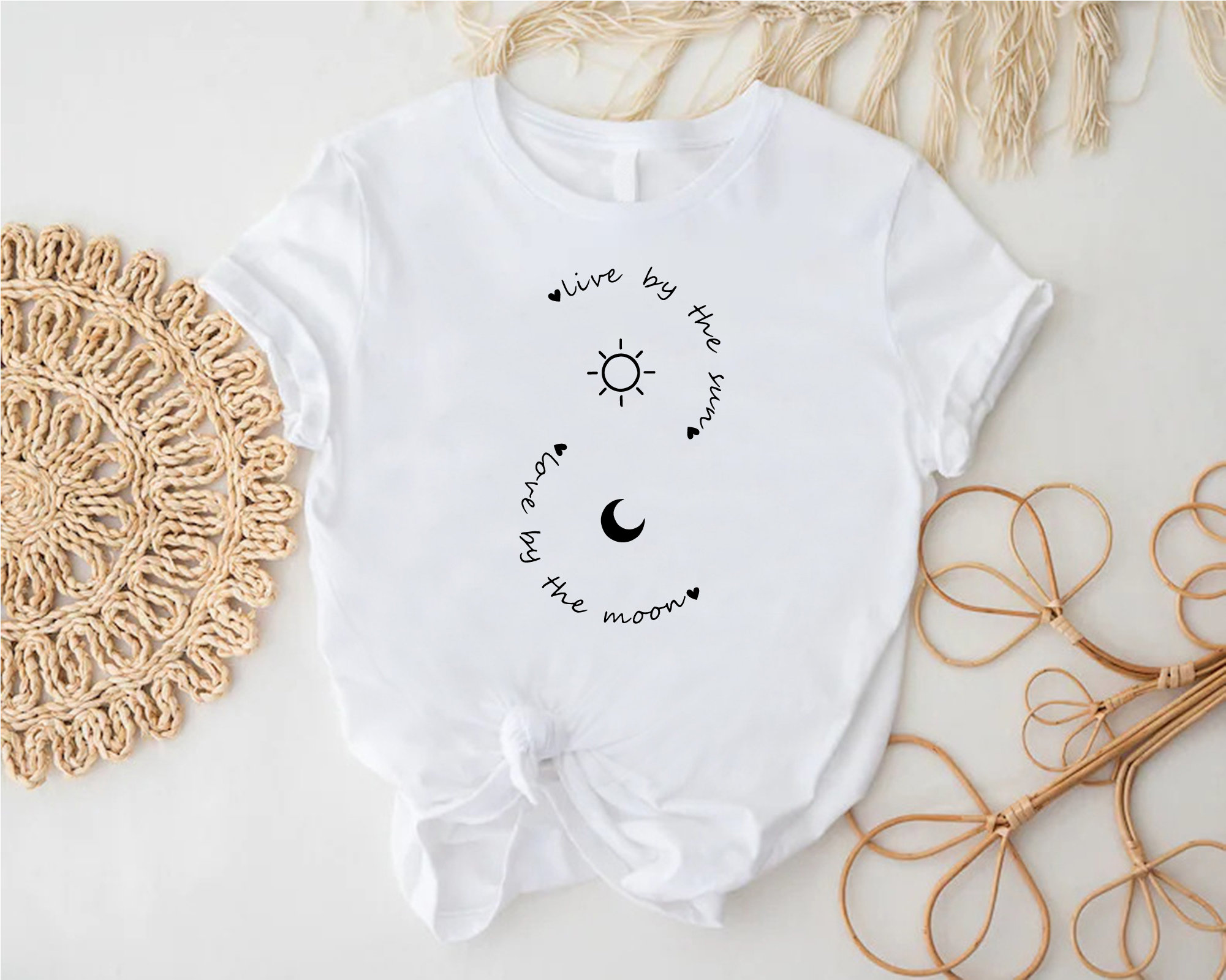 Live by the Sun Love by the Moon Shirt, Inspirational Shirts, Moon and ...