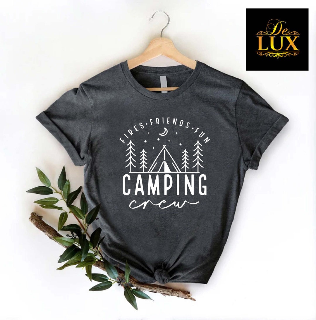 Camping Crew Shirt,friends Camp Tshirt,camping Buddies Tee,family ...