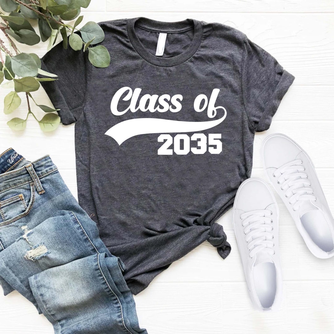 Class of Personalized T-shirt, Graduation Gift, Custom Class of Shirt ...