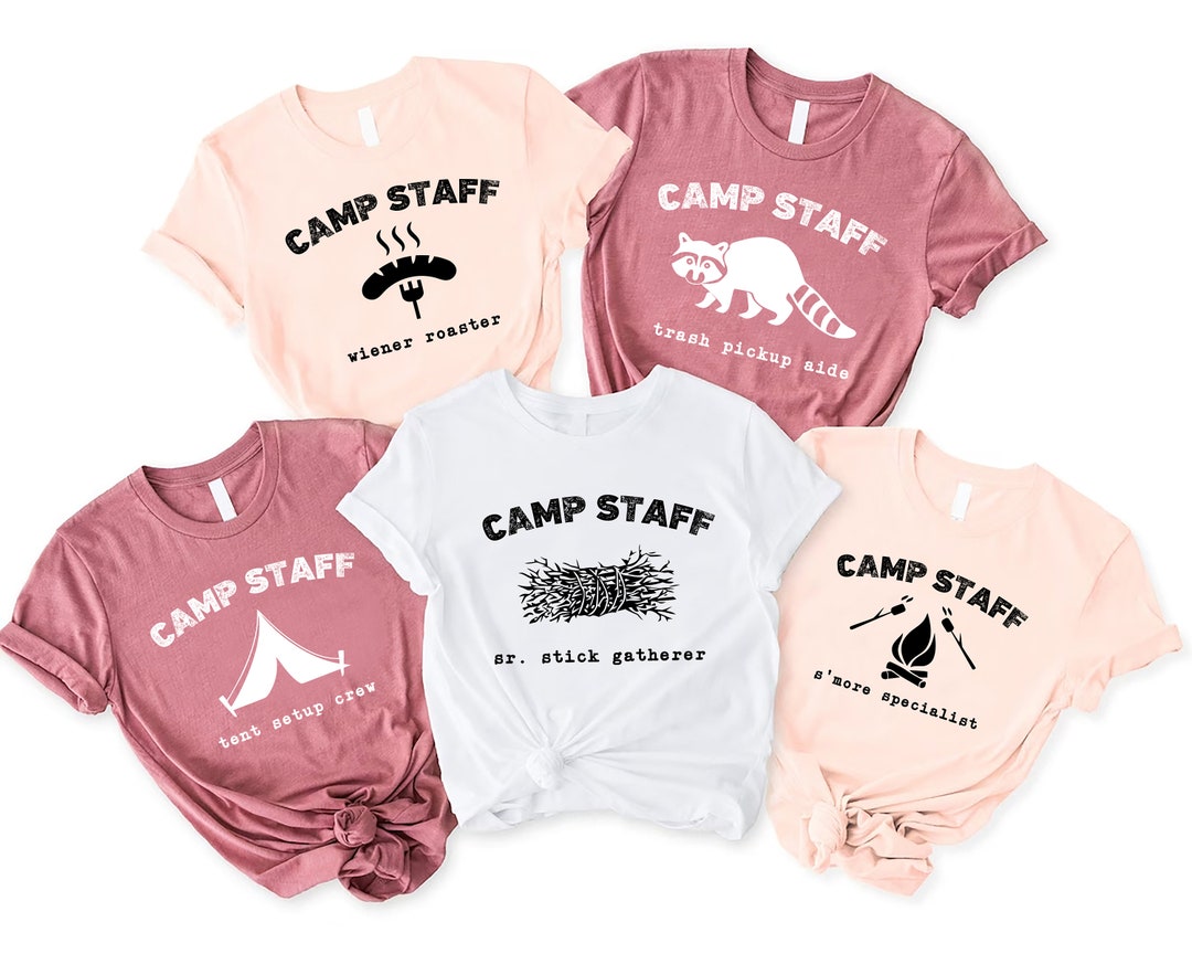Personalized Camp Staff Tshirt,matching Camping Shirts,camp Gifts,funny ...