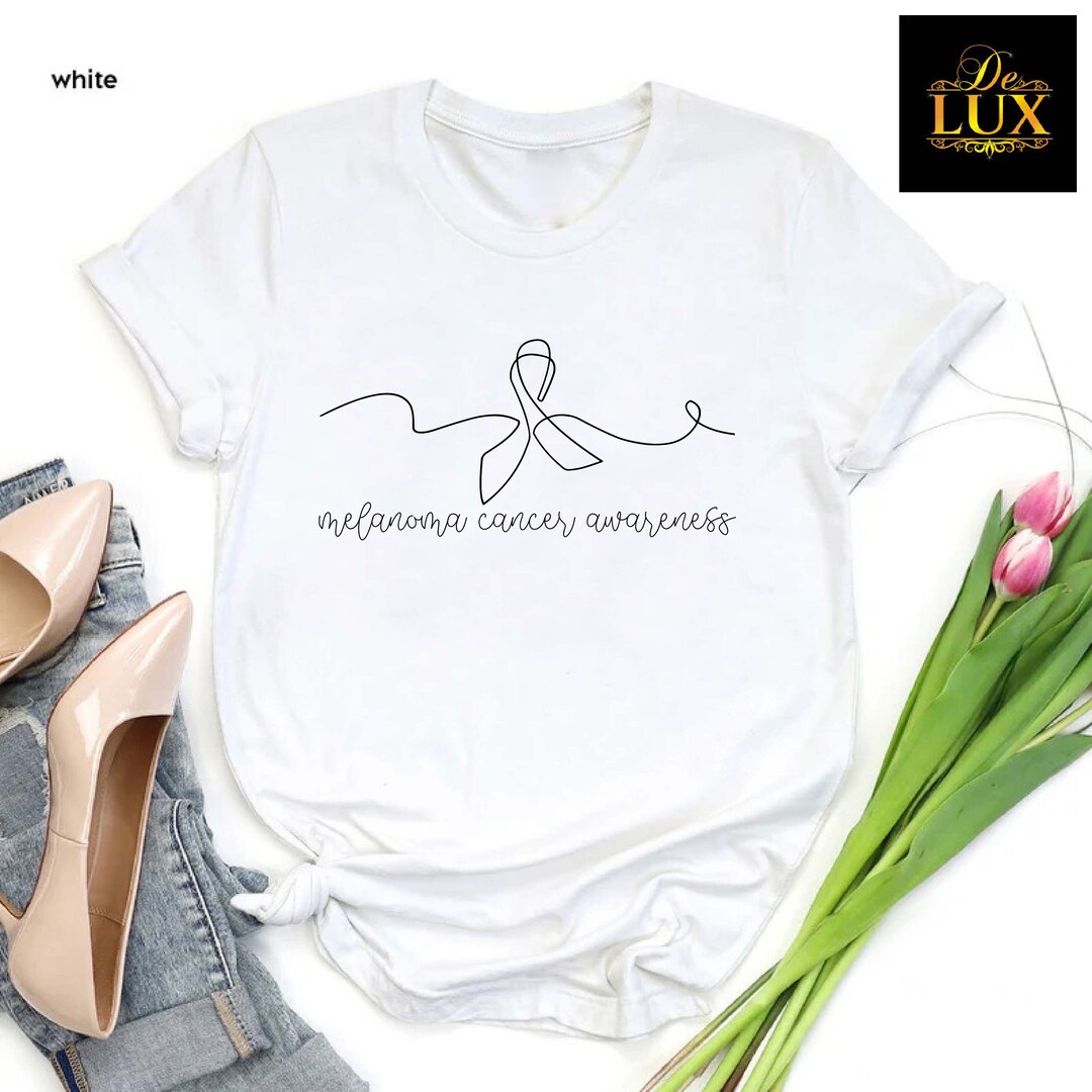 Skin Cancer Awareness Month Tshirt, Melanoma Warrior Gift, Melanoma ...
