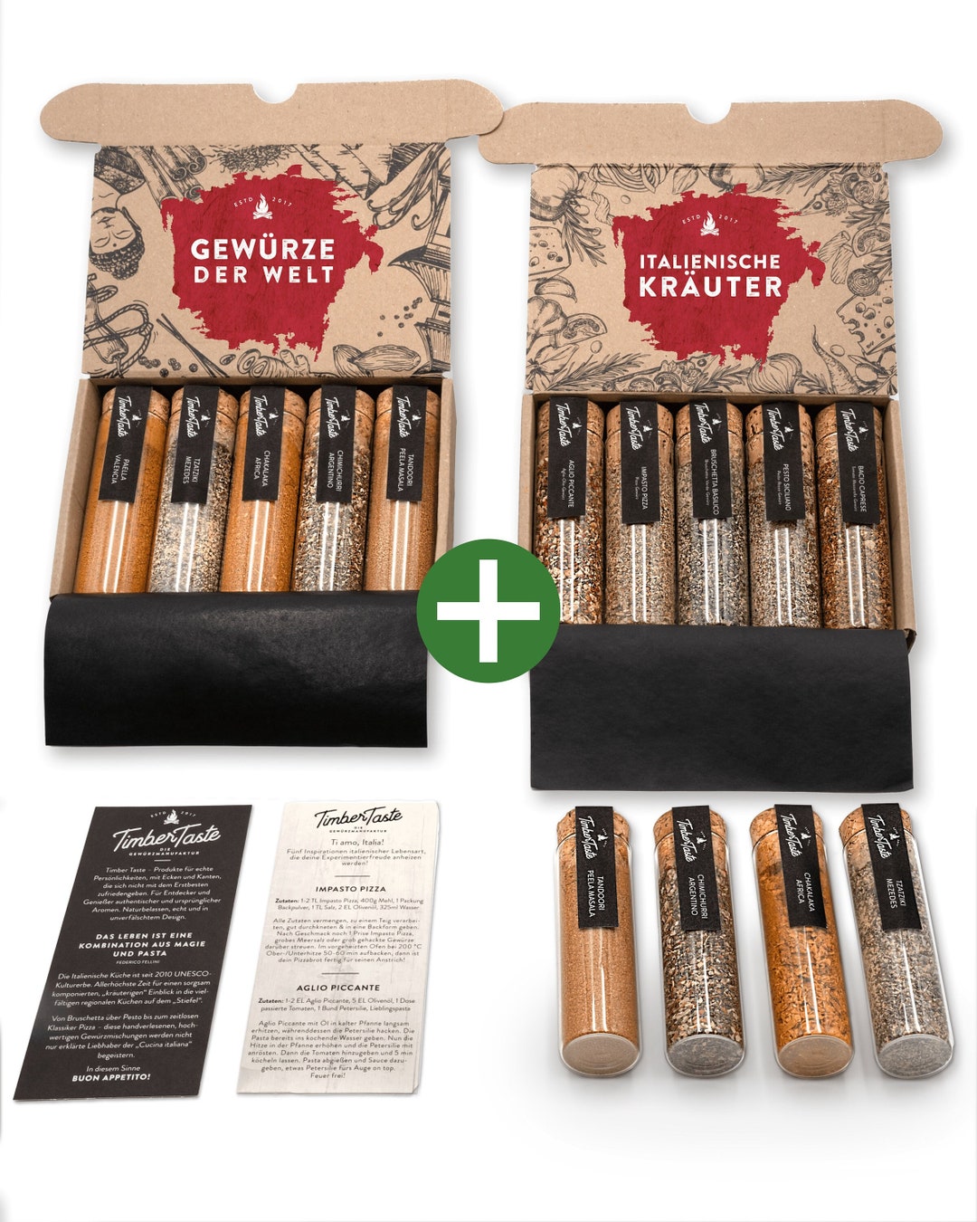 Italian Spice Blends & Spices of the World Gift Set, Perfect Gift Set ...