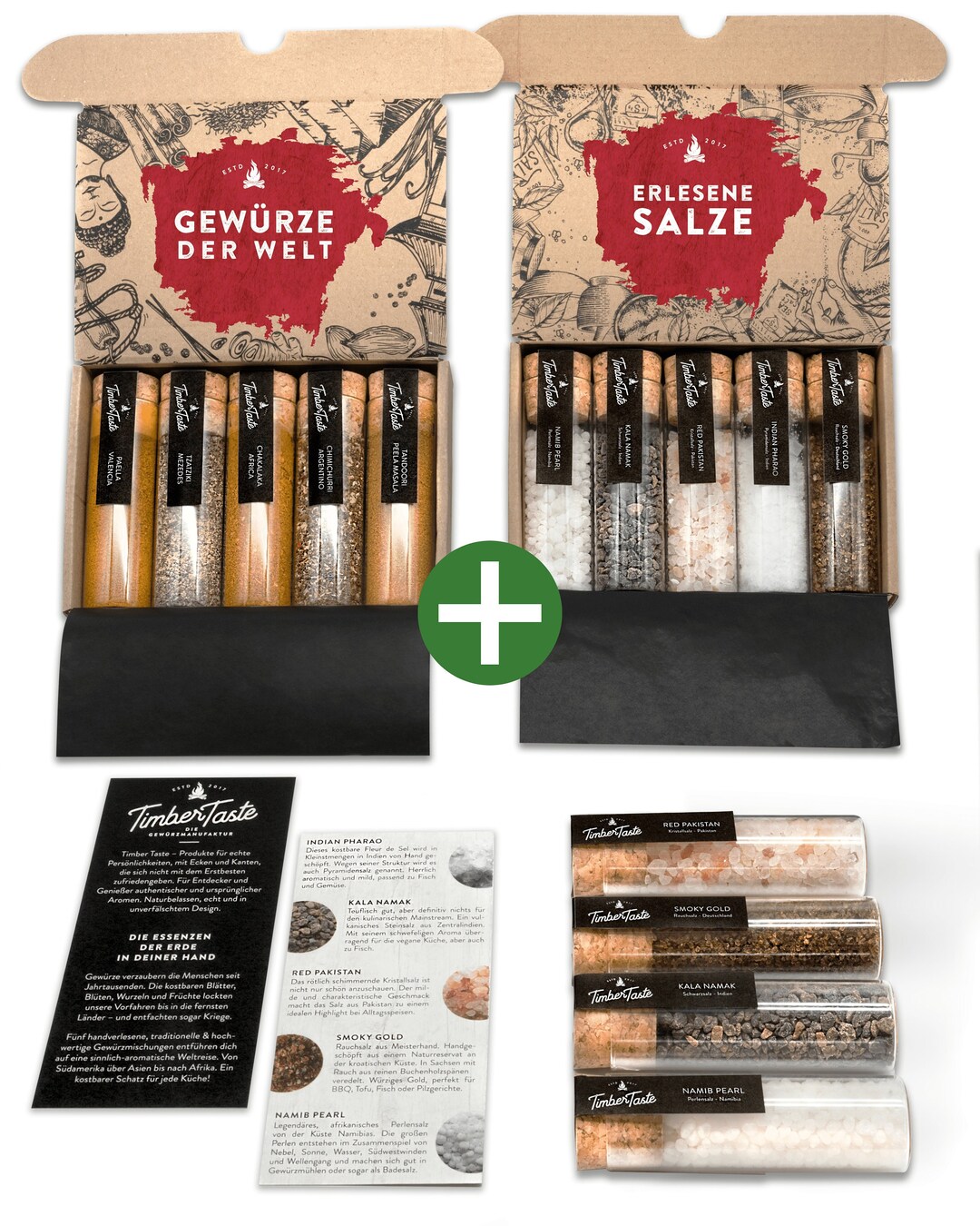 World Spices and Salt Set, 10 Premium Spices From Around the World ...