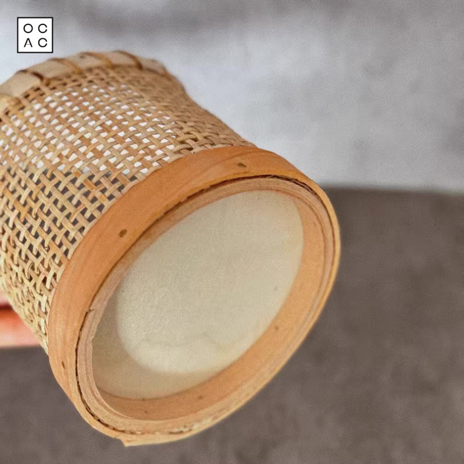 Handmade Bamboo Pen Container, Woven Pencil Holder, Japandi Container ...