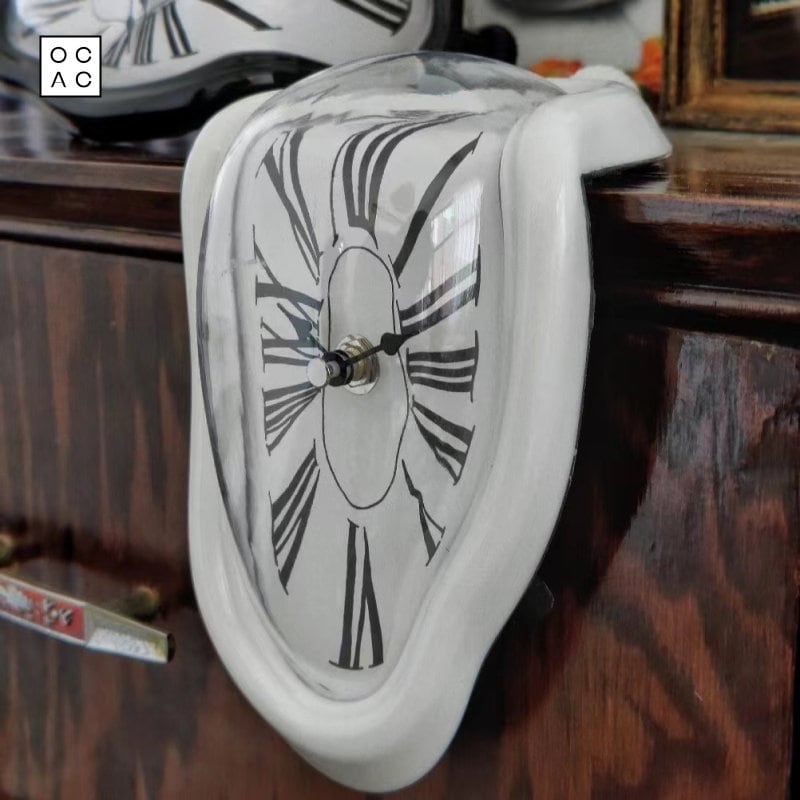Salvador Dali Clock, Melting Clock Decor, Persistence of Time, Modern ...