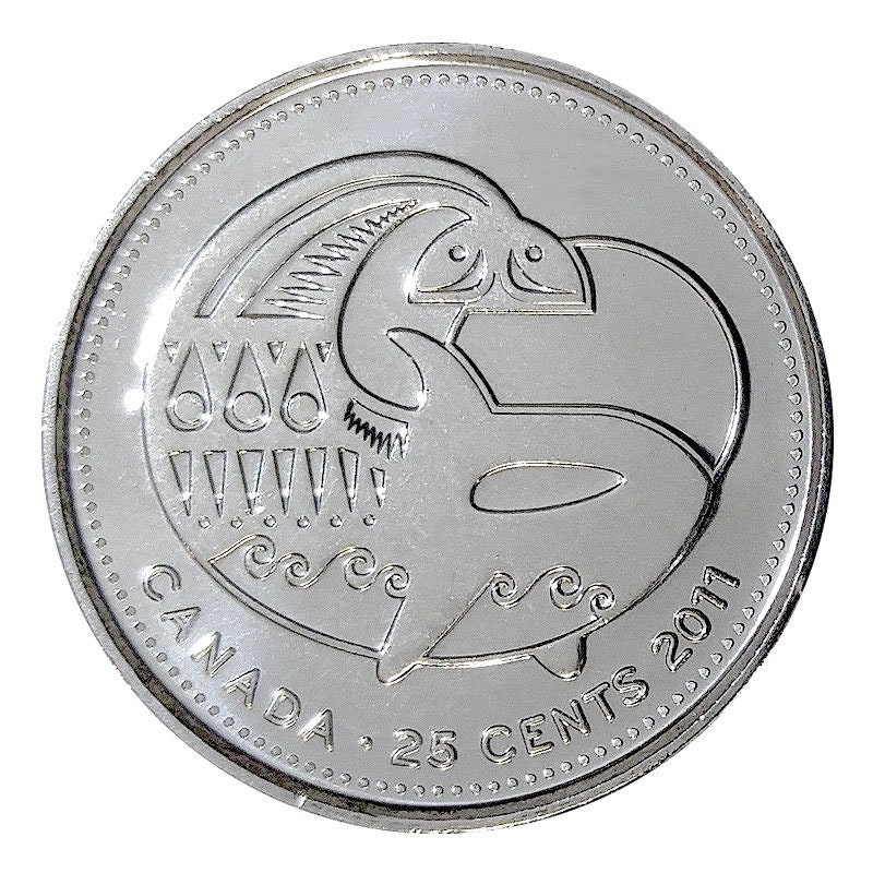 Canadian 25 Cent Coin