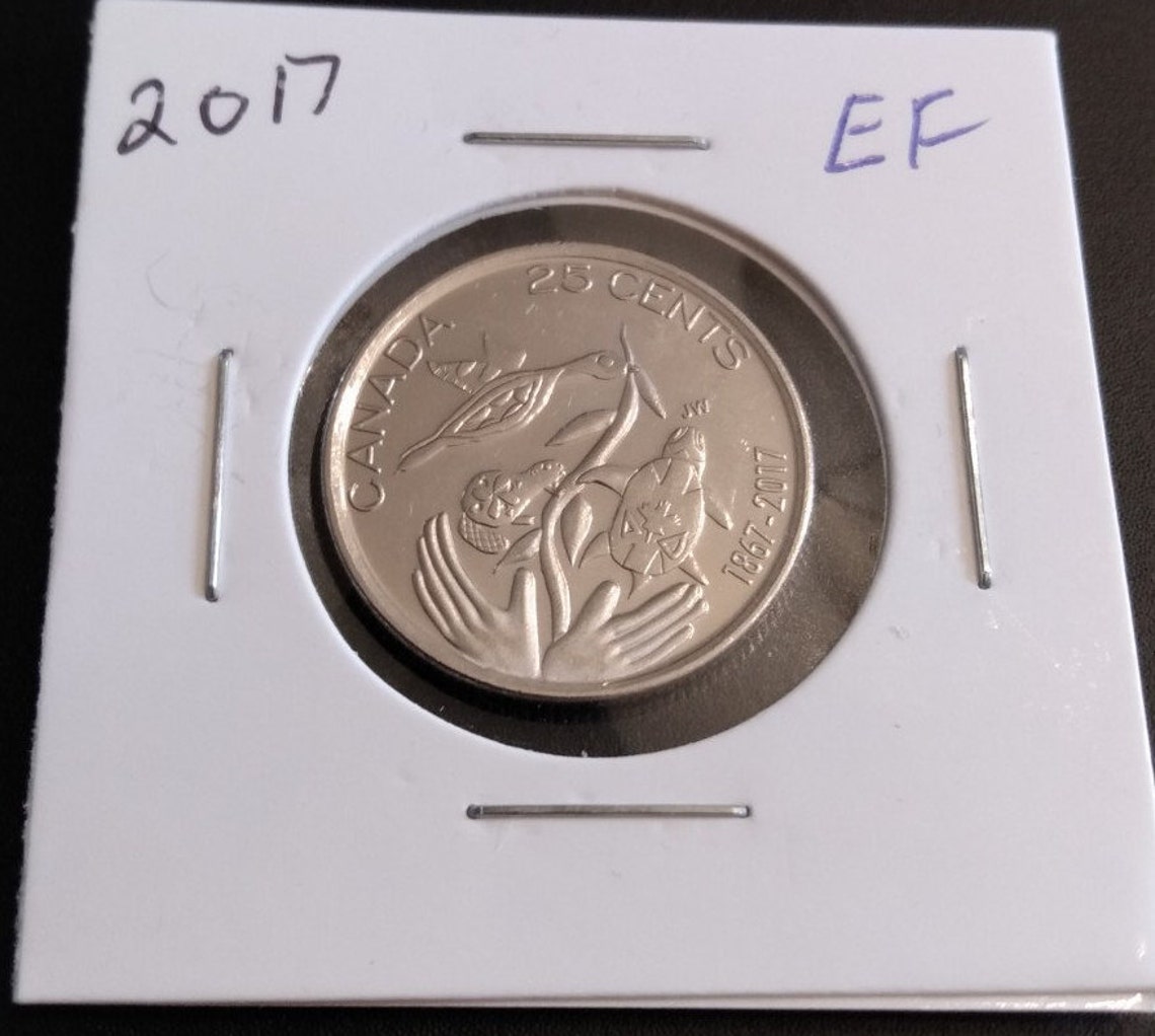 2017 1867 Canadian 25-cent Hope for A Green Future 150th - Etsy Canada