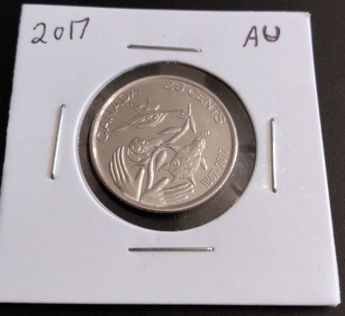 2017 1867 Canadian 25-cent Hope for A Green Future 150th - Etsy Canada