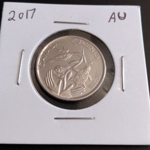 2017 1867 Canadian 25-cent Hope for A Green Future 150th Anniv Quarter ...