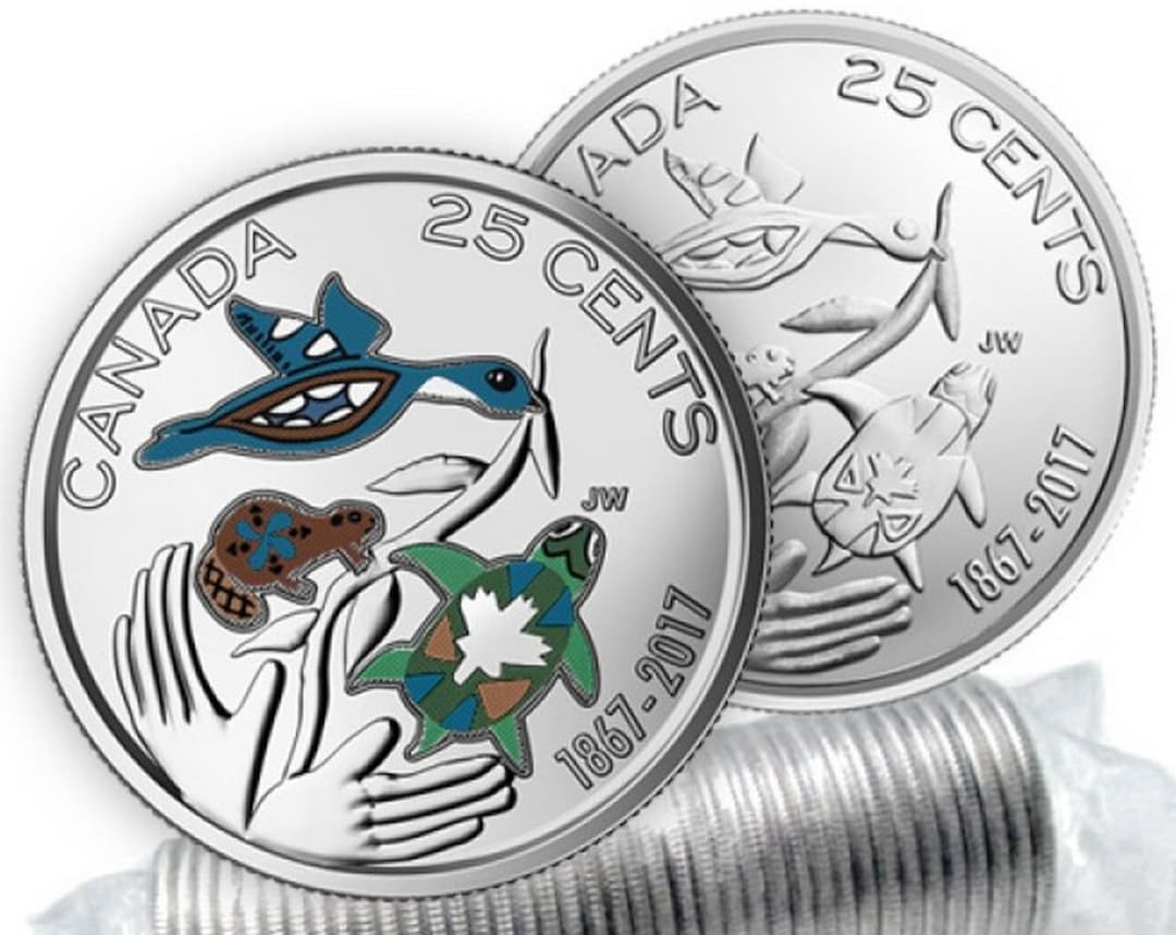 2017 1867 Canadian Set 25-cent Hope for A Green Future 150th Anniv ...