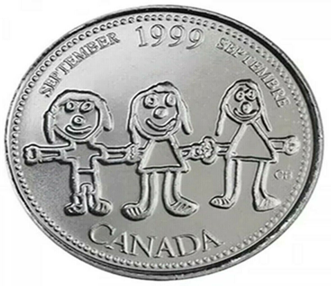 Canada 1999 25 Cents September Canadian Quarter Bu Uncirculated ...