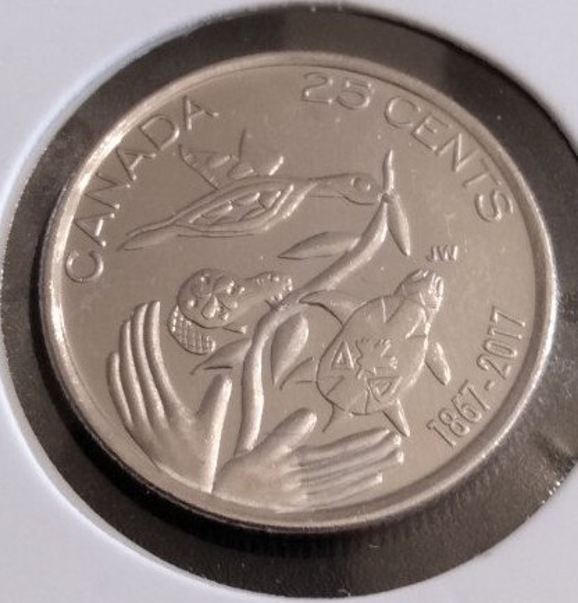 2017 1867 Canadian 25-cent Hope for A Green Future 150th - Etsy Canada