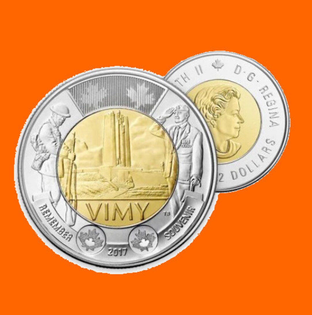 2017 Canada 2 Dollar 100th Anniversary of the Battle of Vimy Ridge ...