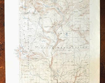 Mount Adams Map - Etsy