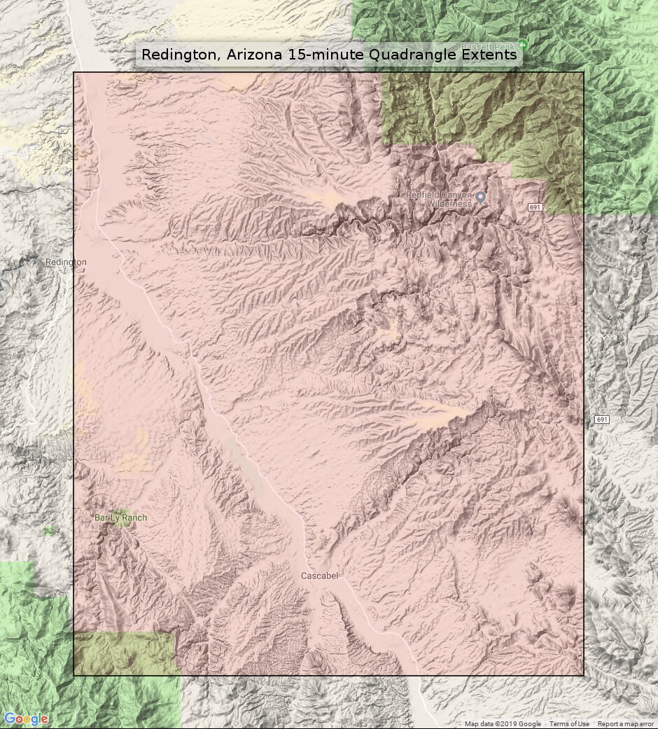Redington Cascabel San Pedro River Arizona Vintage USGS - Etsy.de