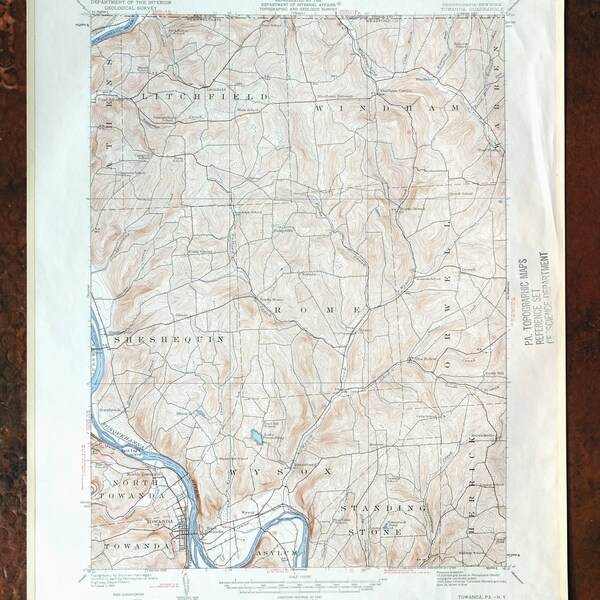 Topographic Map of Athens - Etsy