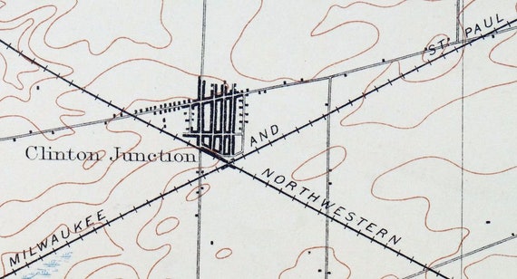 Clinton Wi Map