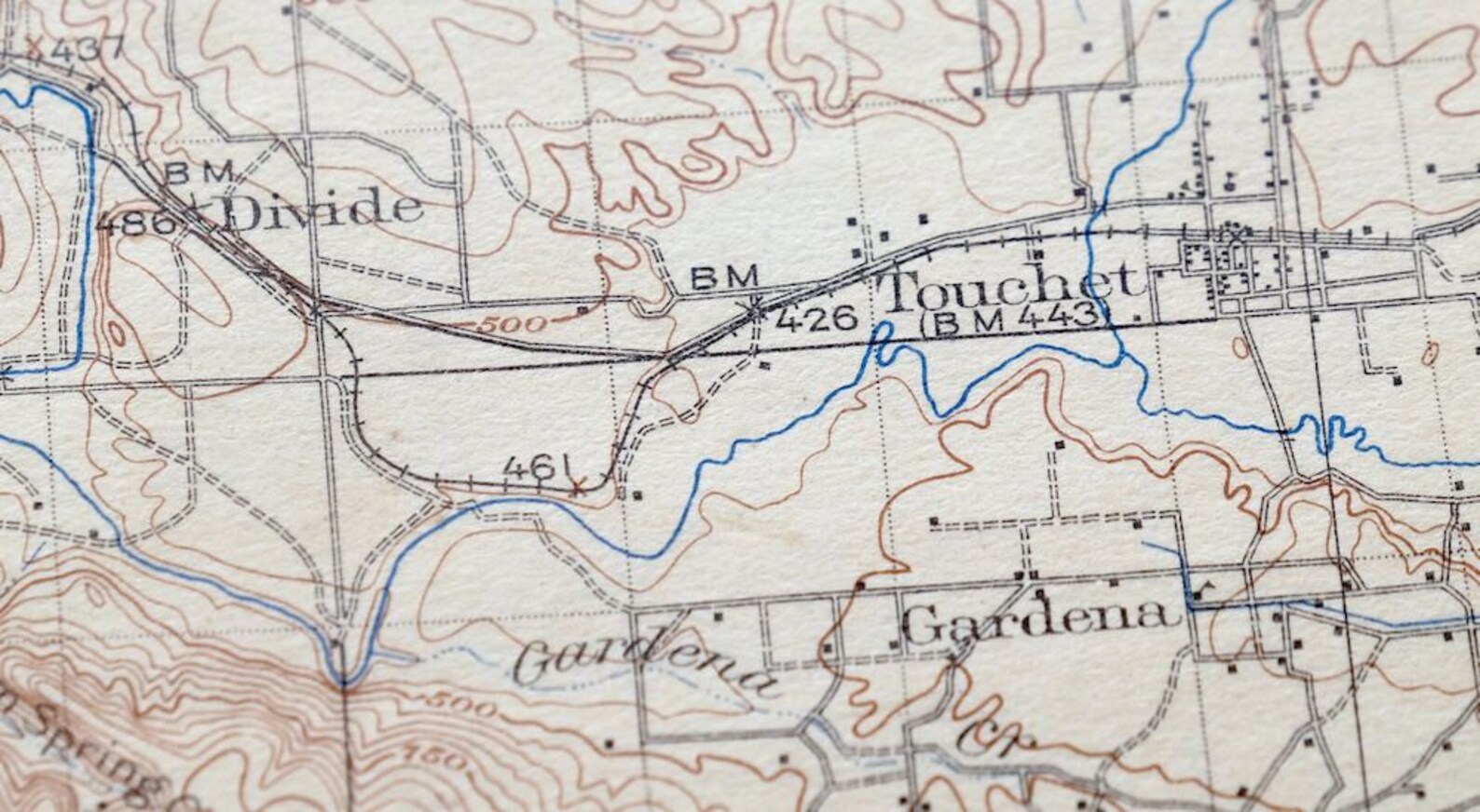 1918 Wallula Washington Oregon Historical Antique Original USGS Topo ...