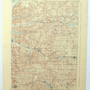 Cross Plains Wisconsin Vintage Original USGS Topo Map 1909 - Etsy