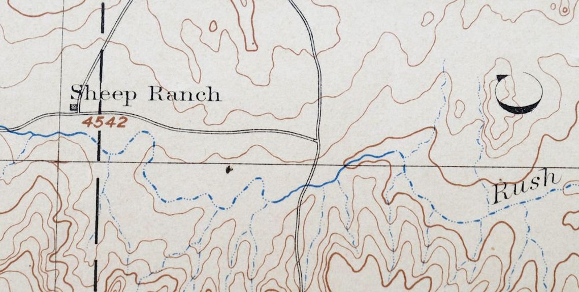 Arroyo Colorado Historical Rare Antique Original USGS - Etsy
