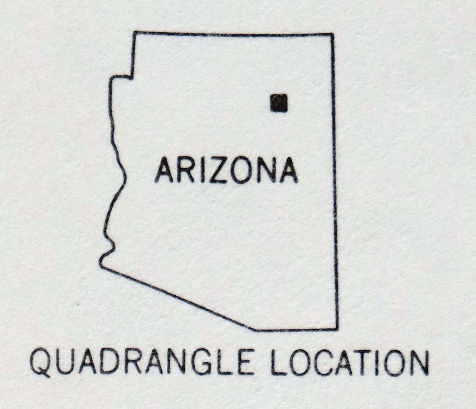Hopi First Mesa Polacca Arizona Vintage Original USGS Topographic Map ...
