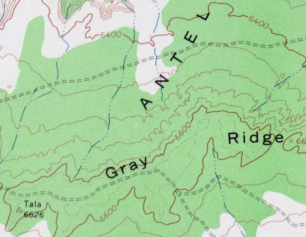 Hopi First Mesa Polacca Arizona Vintage Original USGS Topographic Map ...