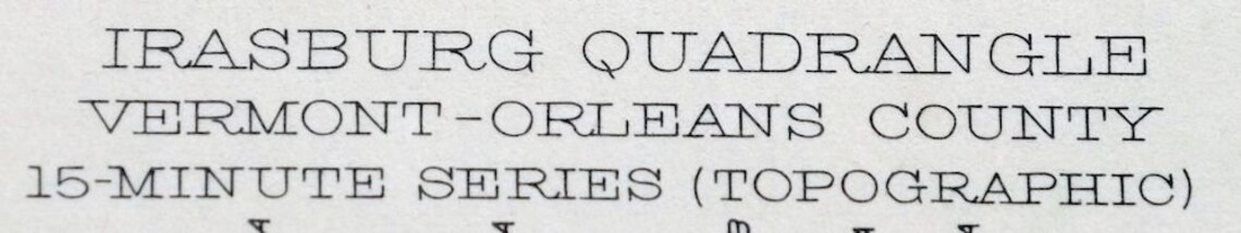 Irasburg Vermont Vintage Original USGS Topographic Map 1953 - Etsy