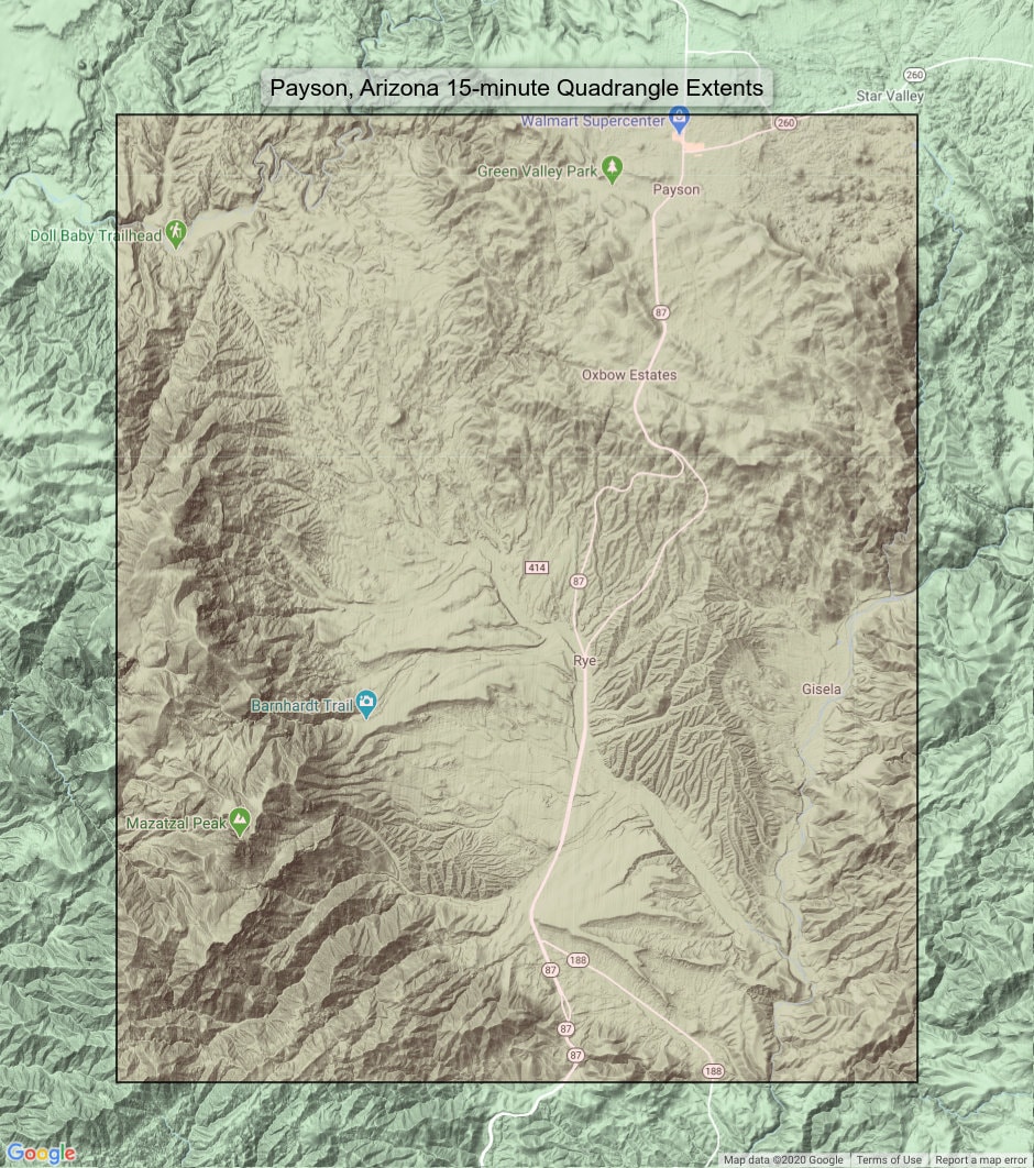 Payson Arizona Map