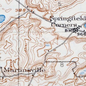 Cross Plains Wisconsin Vintage Original USGS Topo Map 1909 - Etsy