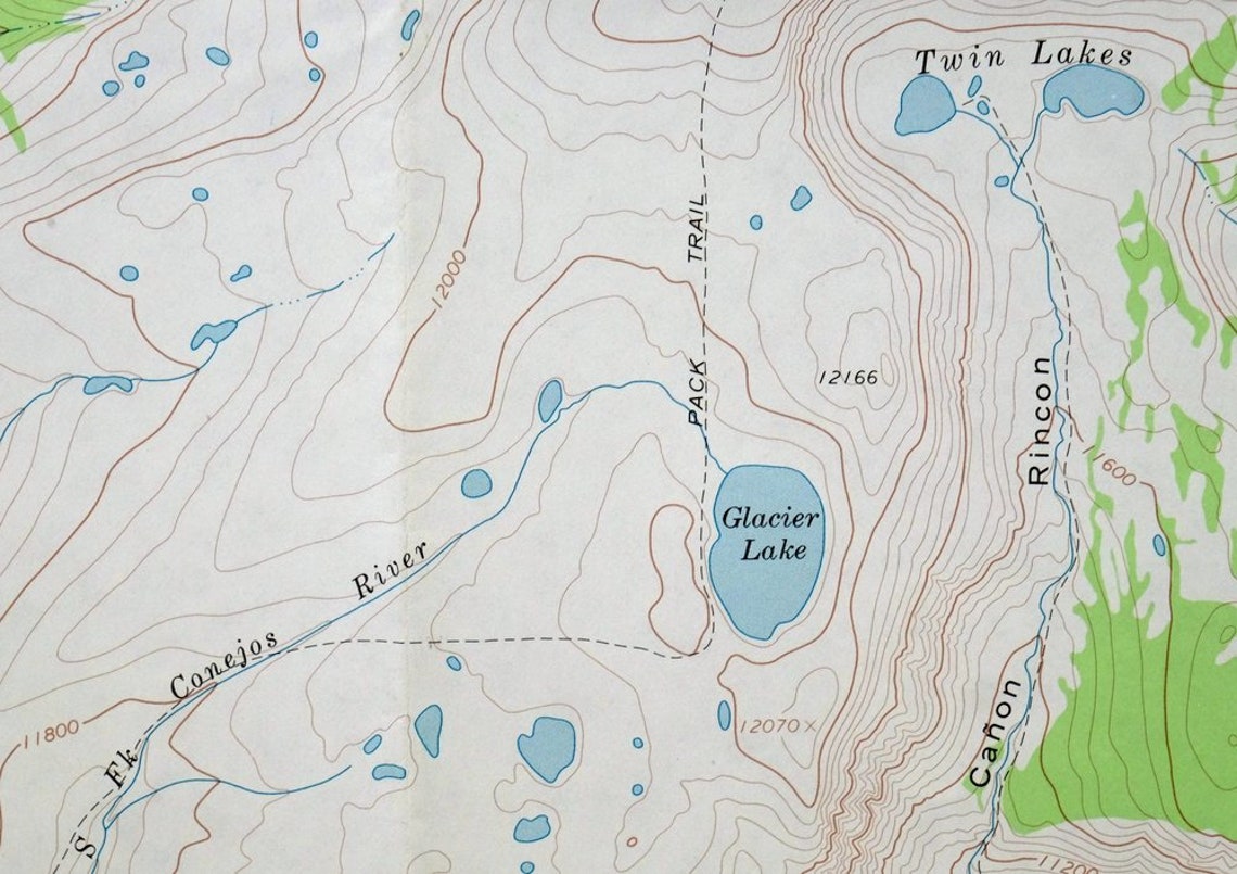 Platoro Conejos Peak Mammoth Mountain Colorado Vintage - Etsy