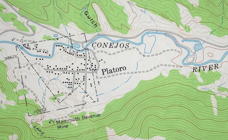 Platoro Conejos Peak Mammoth Mountain Colorado Vintage - Etsy