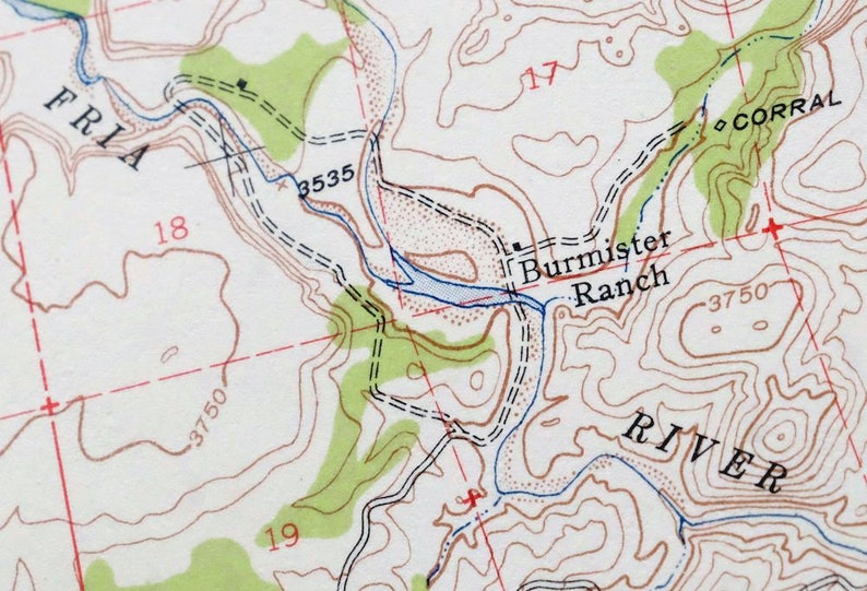 Mayer Arizona Vintage Original USGS Topo Map 1947 - Etsy