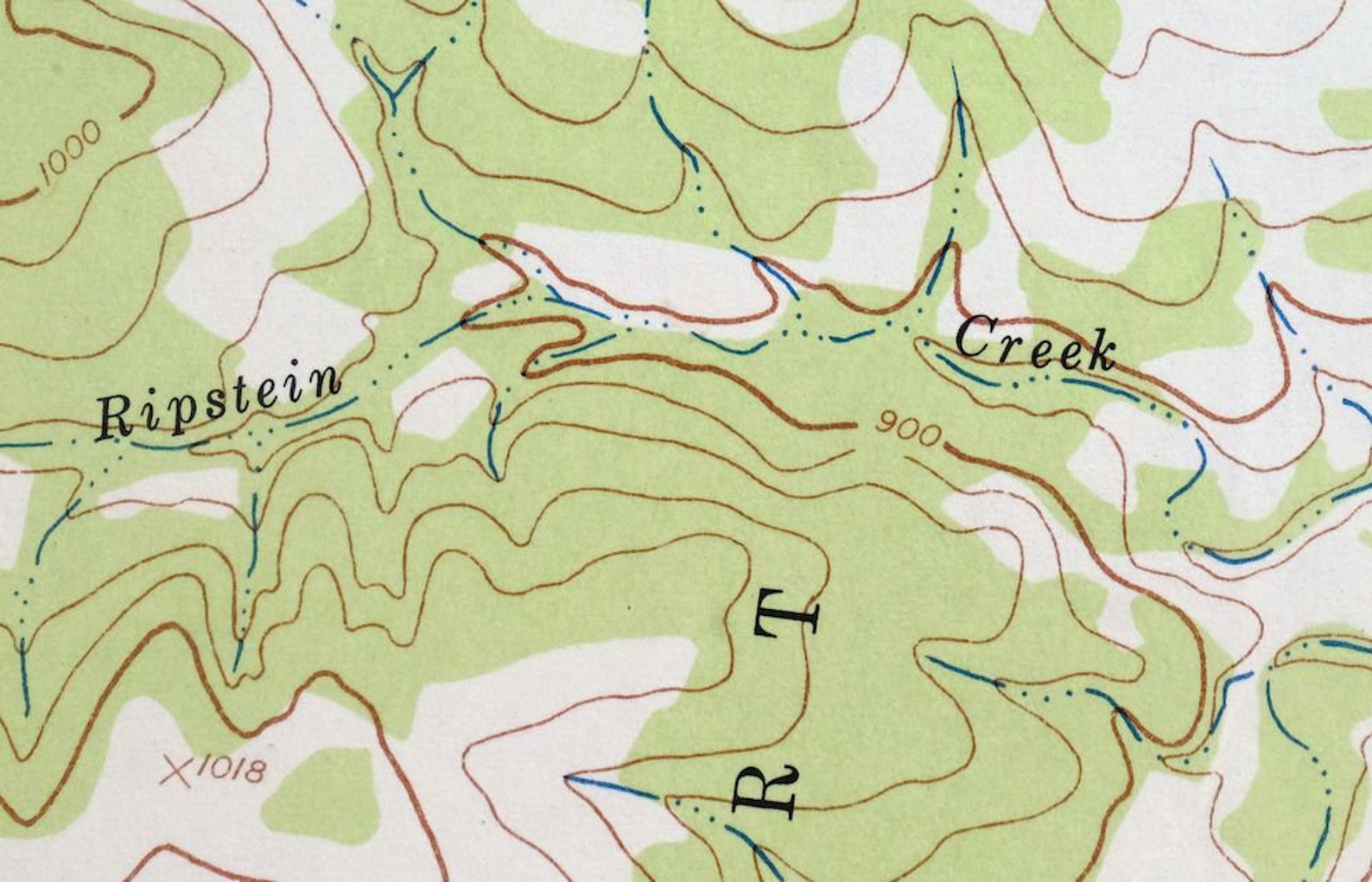 Fort Hood Twin Mountains Topsey Texas Vintage Original USGS Army COE ...