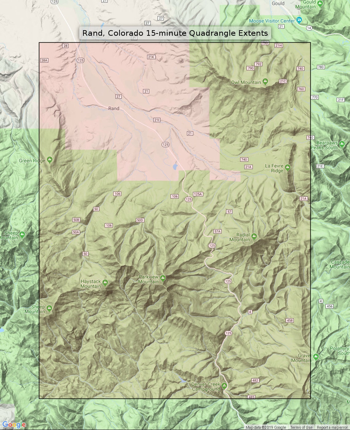 Rand Colorado Vintage Original USGS Topo Map 1956 Arapaho NF | Etsy