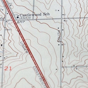 Highlands Ranch Colorado Vintage Original USGS Topo Map 1957 - Etsy