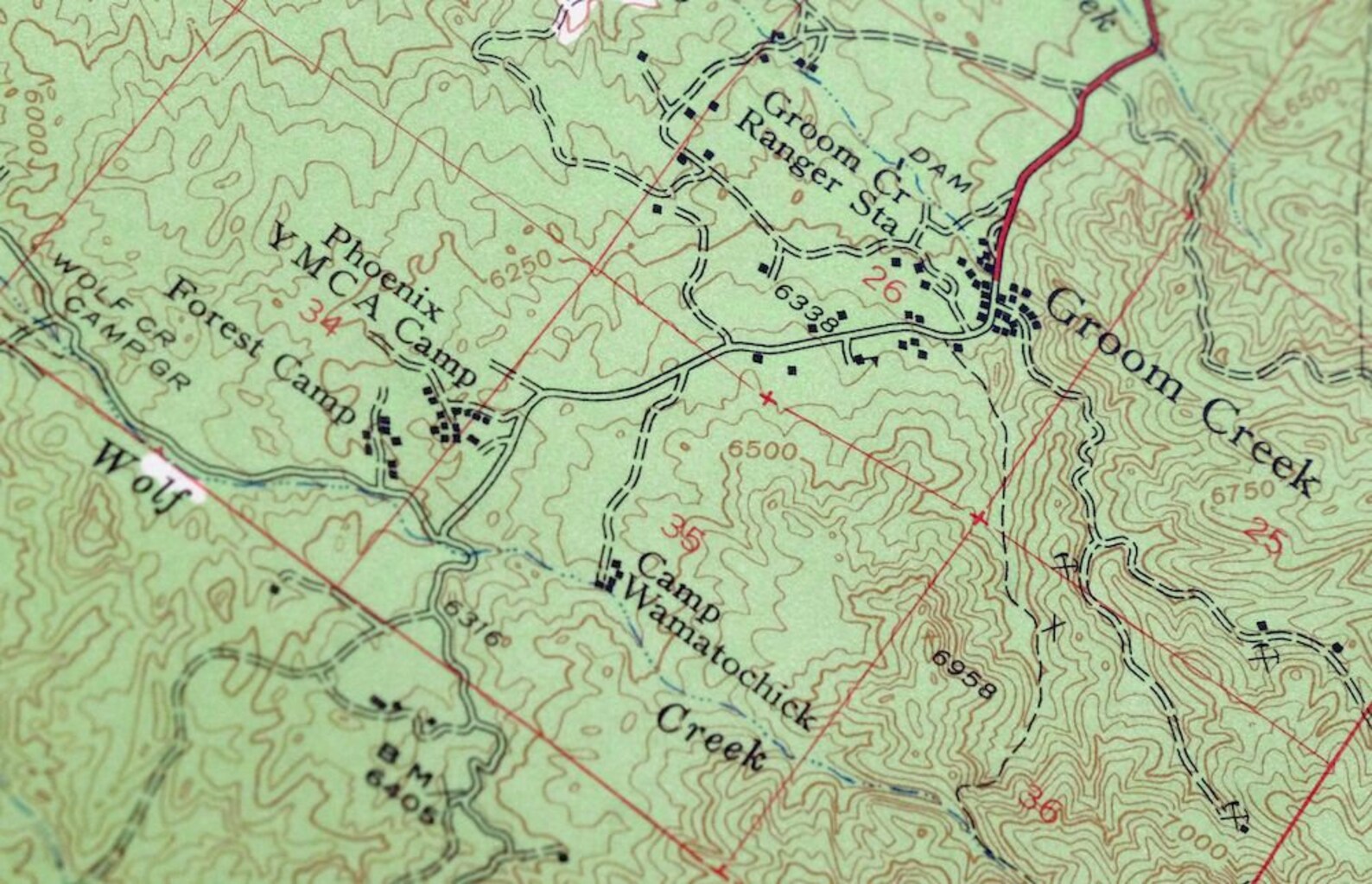 Mount Union Arizona Vintage Original USGS Topo Map 1947 Mayer - Etsy