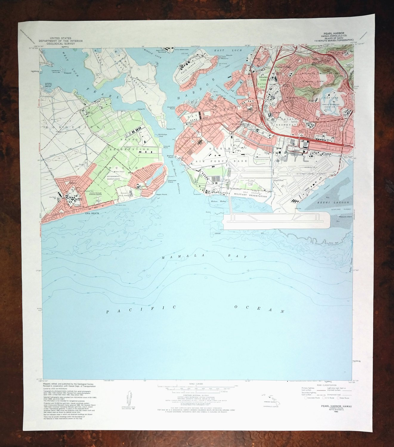 Pearl Harbor Base Map