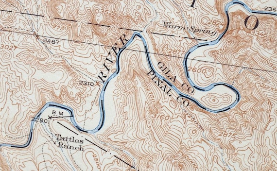 Gilo River Map