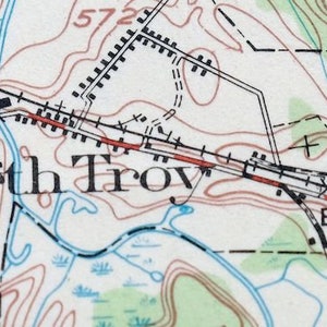 Irasburg Vermont Vintage Original USGS Topographic Map 1953 - Etsy