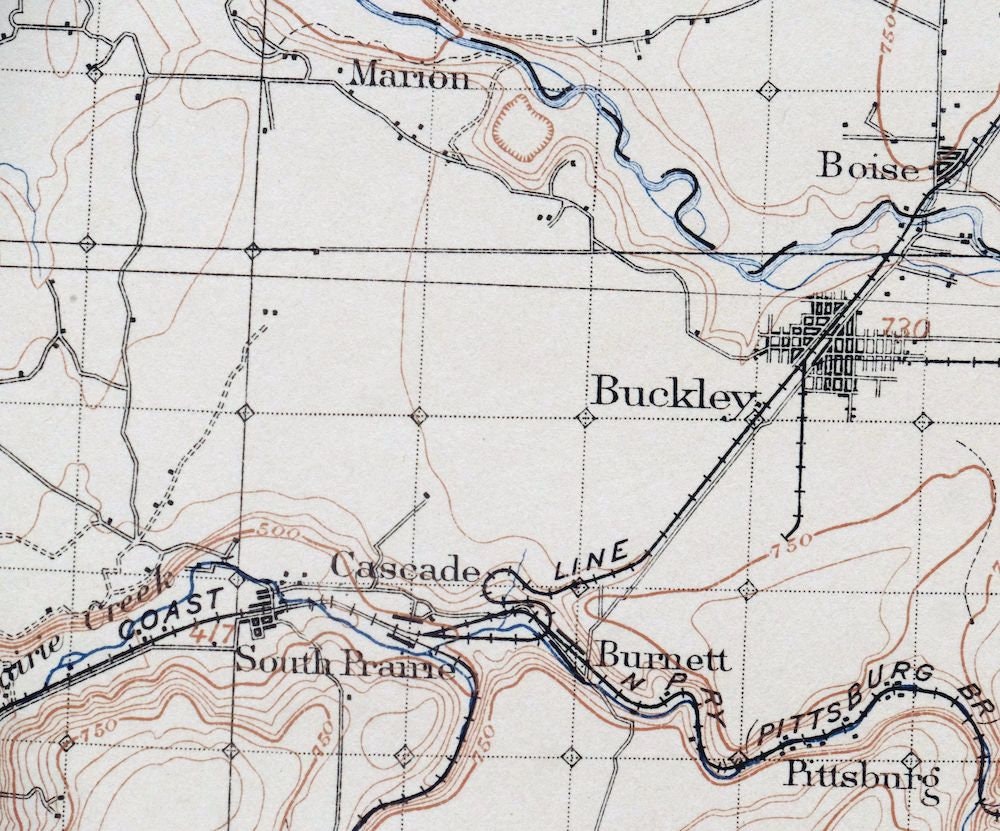 Tacoma Renton Buckley Washington Historical Antique Original | Etsy